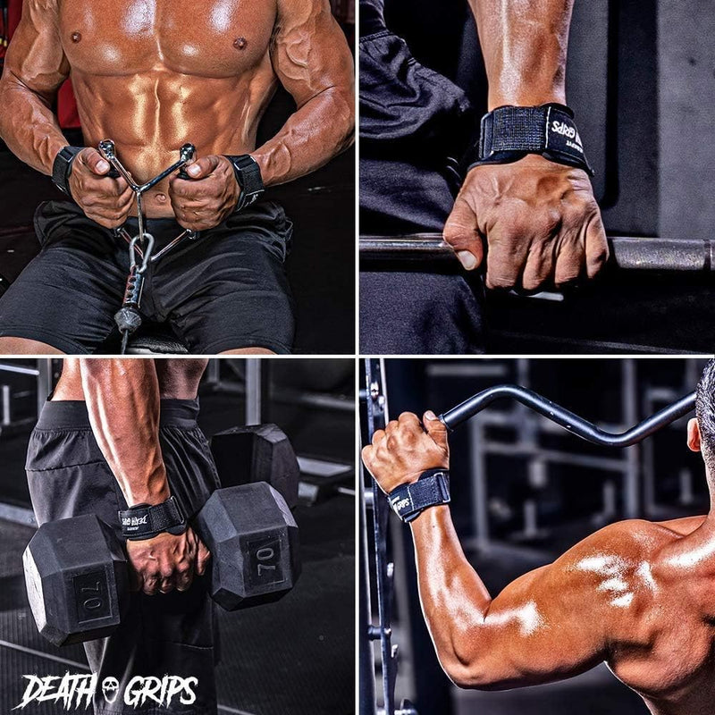 Death Grips Padded Lifting Straps - JerkFit