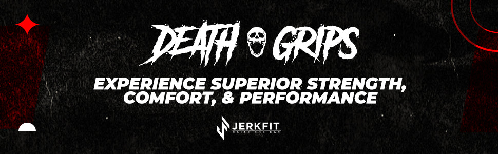 Death Grips Padded Lifting Straps - JerkFit
